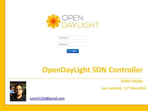 Opendaylight Sdn Controller Pptx