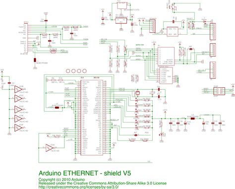 Shieldeth05psch Arduino Ethernet Shield 05 Schematic