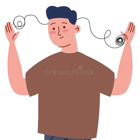 Obsessive Compulsive Disorder Isolated Stock Vector Illustration Of