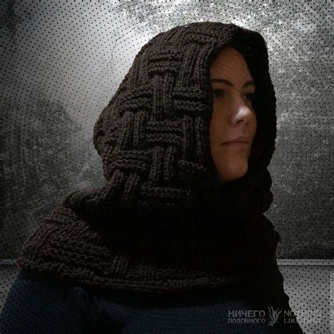 Снуд с капюшоном | Снуд, Капюшоны, Модели