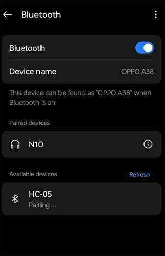 How To Control An Led With Your Phone Using Arduino And Hc 05 Bluetooth Module