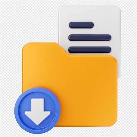 Premium Psd 3d Folder File Document