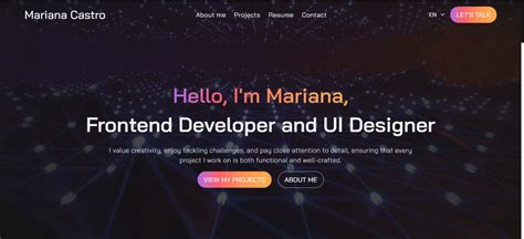 Mariana Castro On Linkedin Portfolio Frontend Angular Typescript
