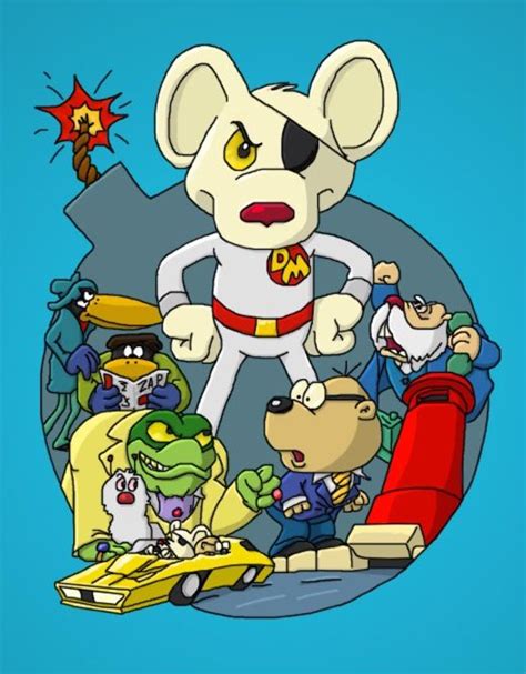 Danger Mouse With The Essential Eye Patch Cartoon Danger Mouse