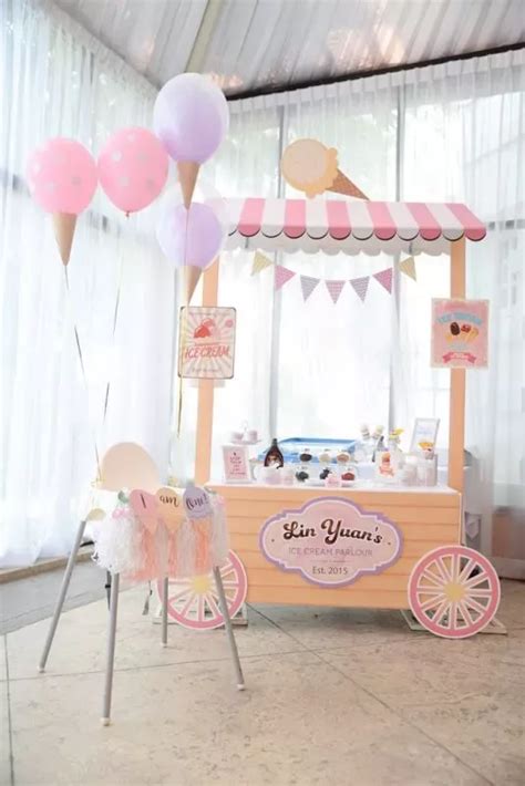Fiesta Temática De Helados Para Niños Ice Cream Birthday Party Theme Ice Cream Birthday Ice