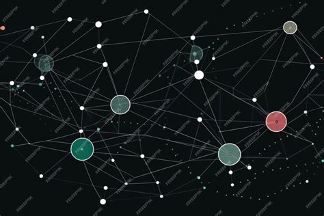 Premium AI Image | A simple graphic representation of interconnected dots symbolizing network ...