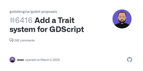 Add A Trait System For Gdscript · Issue 6416 · Godotenginegodot
