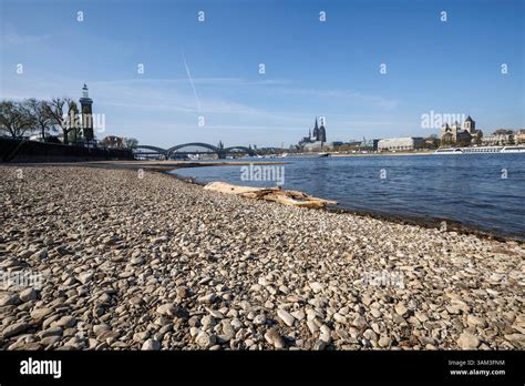 Low Water Level Of The Rhine Rhine Level Of 144 Cm On April 11 2025