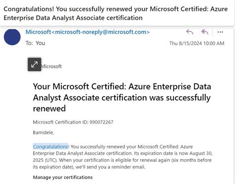 Bamidele Ajamu On Linkedin Microsoftcertified Azure Dataanalyst Cloudcomputing