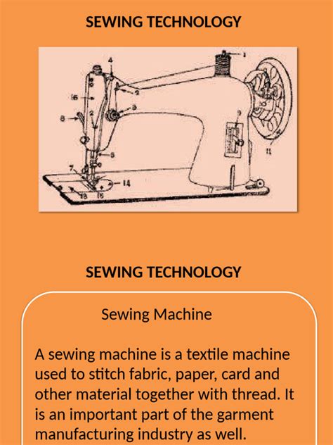 1 Sewing Technology Pdf Sewing Machine Sewing
