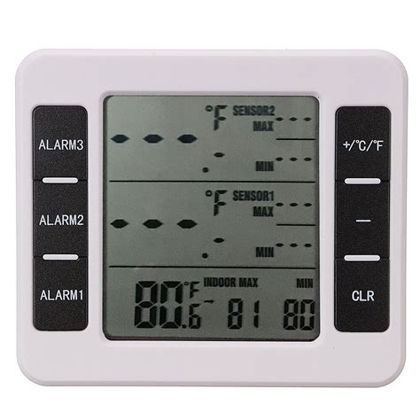 High Accuracy 433mhz Thermometer With Smart Alarm Function Indoor And