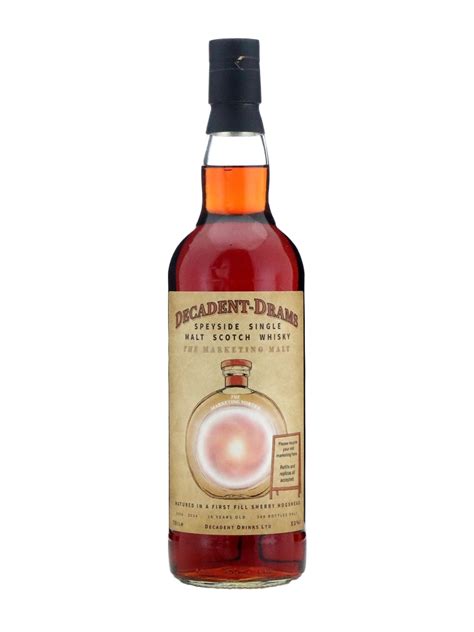 Decadent Drams 2008 Marketing Malt 16 Year Old Single Cask Single Malt