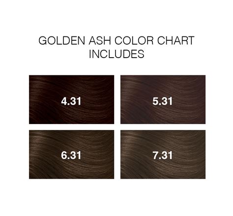 Product Golden Ash Color Chart