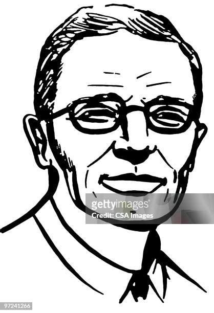 8821 Guy With Glasses Illustration High Res Illustrations Getty Images