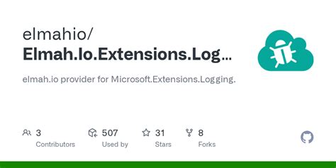 Github Elmahioelmahioextensionslogging Provider For Microsoftextensionslogging