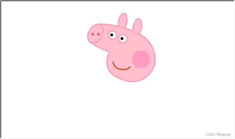 Python绘制小猪佩奇小猪佩奇python代码 Csdn博客