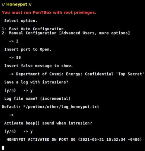 Table 1 From Honeypots And Knowledge For Network Defense Semantic Scholar