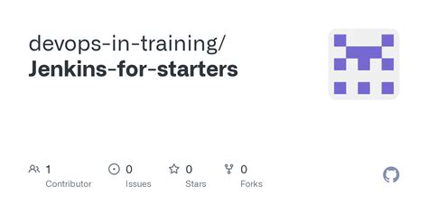 GitHub Devops In Training Jenkins For Starters