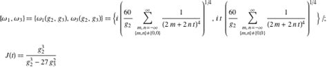 Weierstrass Elliptic Function Introduction To The Weierstrass