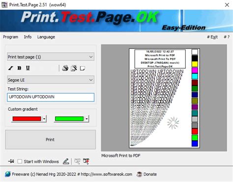 Print Test Page Ok For Pc Windows 3 33 Download