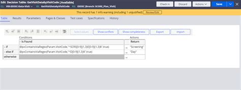 Decision Table Not Returning Correct Value Using Expressions Support Center