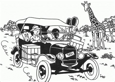 92 Dessins De Coloriage Tintin à Imprimer Sur Page 5