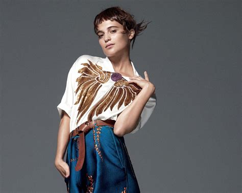 Download Wallpaper Model Actress Sweden Alicia Vikander Alicia Vikander Section Girls In
