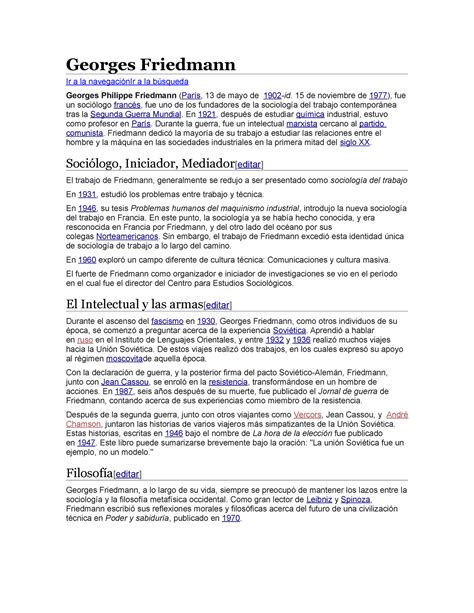 Georges Friedman Georges Friedmann Ir A La Navegaciónir A La Búsqueda