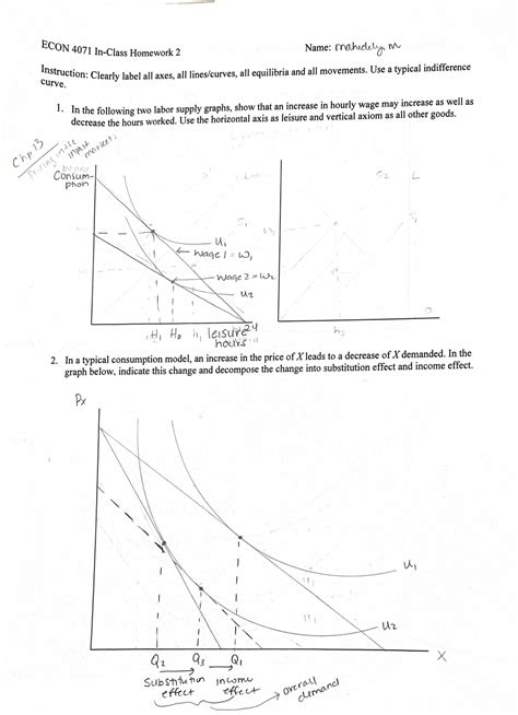 Graphs Econ Theory Homework Problems ECON Studocu