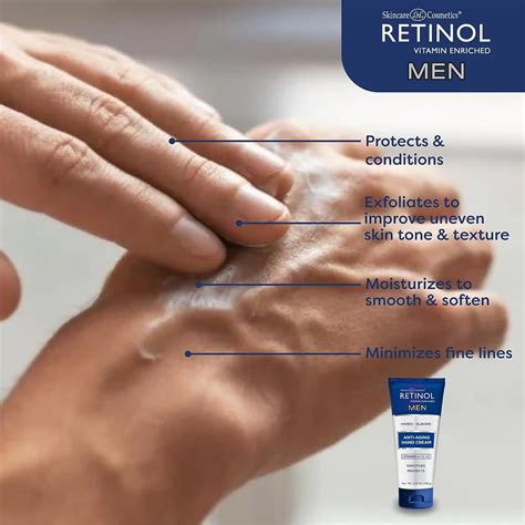 Retinol Mens Anti Aging Hand Cream Fran Wilson