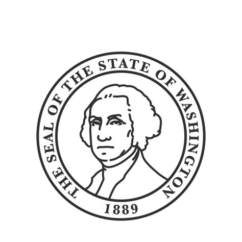 Washington State Seal Coloring Page