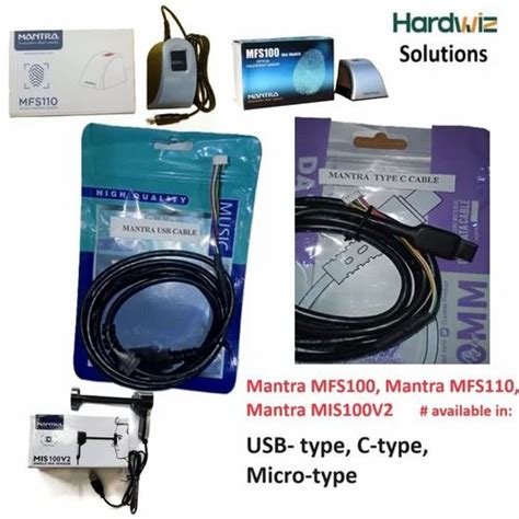 Sensor Type Multispectral Sensors Cable Mantra Fingerprint Scanner
