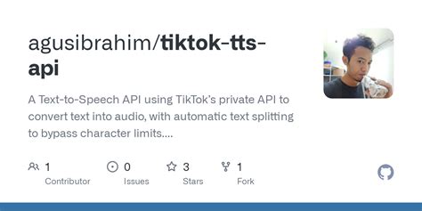 Tiktok Tts Apimainpy At Main · Agusibrahimtiktok Tts Api · Github
