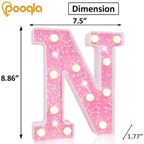 The Letter N In Pink