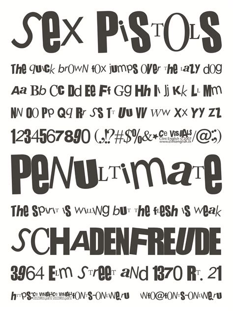 Sex Pistols Font
