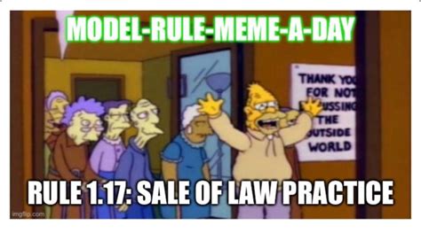 Model Rule Meme A Day Posted On Linkedin
