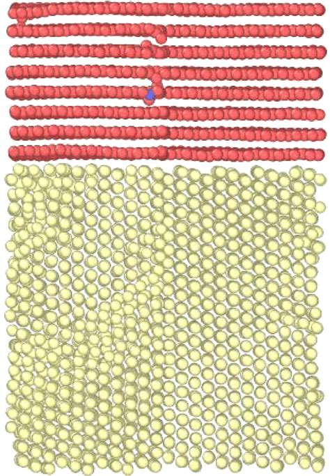 Side View Of The Atomic Configuration With Eight Layers Of Graphene On