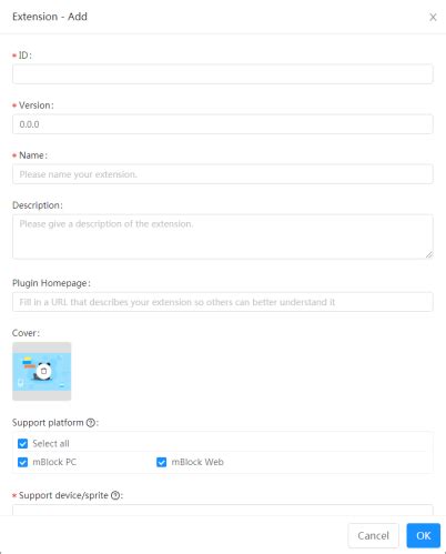 Configuration Add An Extension Makeblock Help Center