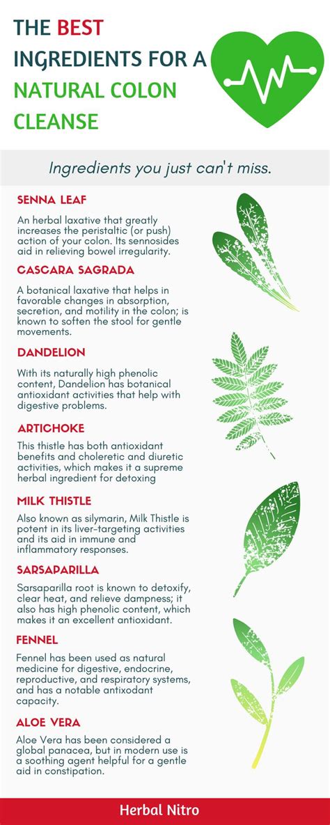 Best Colon Cleanse Natural Ingredients Colon Cleanse Herbs Herbal