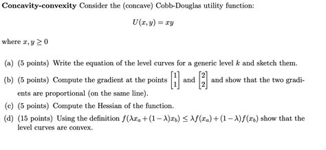 Concavity Convexity Consider The Concave Chegg