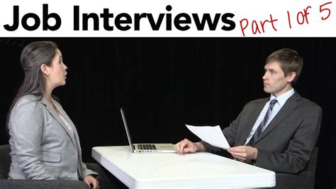 preparing for a job interview 1 of 5 rachel s english
