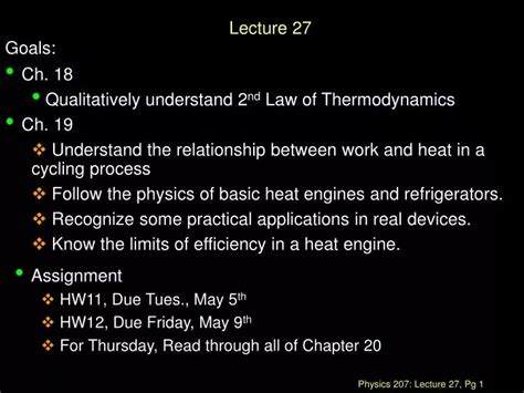 Ppt Lecture 27 Powerpoint Presentation Free Download Id915112