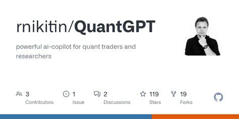 GitHub Rnikitin QuantGPT Powerful Ai Copilot For Quant Traders And Researchers