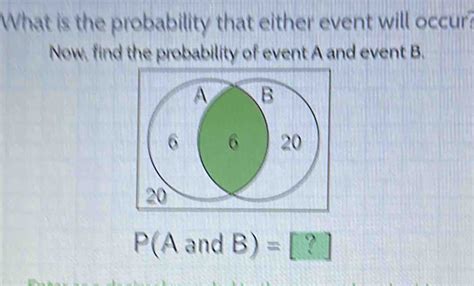What Is The Probability That Either Event Will Occur Now Find The