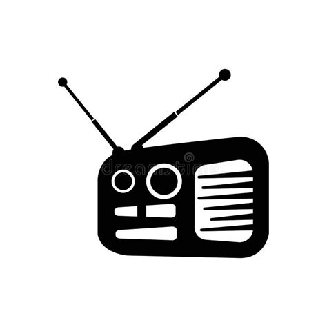 Radio Logo Template Vector Icon Illustration Stock Vector Illustration Of Symbol Professional