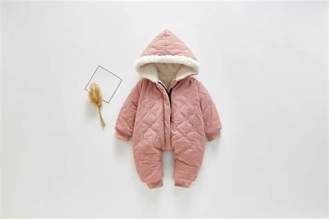 Новинка года зимняя одежда для новорожденных Товары для новорожденных Детский комбинезон с