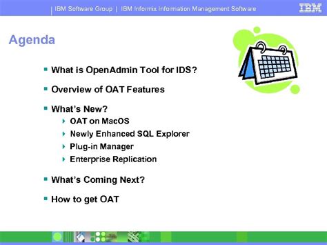 IBM Software Group Open Admin Tool For