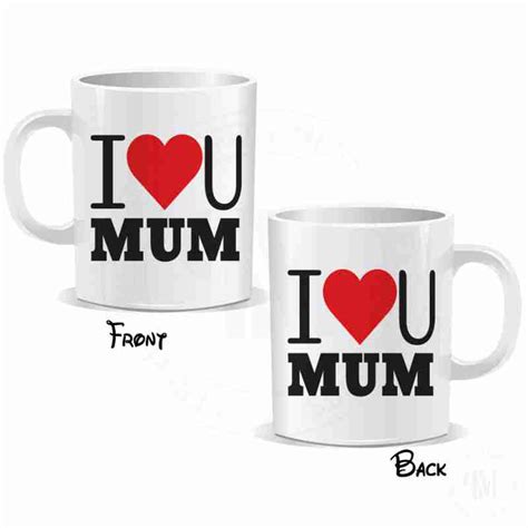 I Love You Mum Mug Perfect Signs