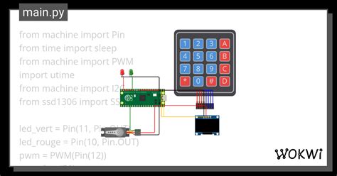 Keypad Wokwi Esp32 Stm32 Arduino Simulator