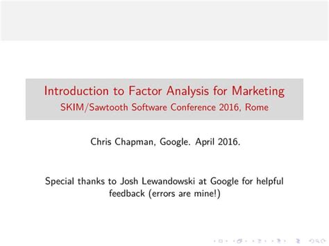 Intro Factor Analysispdf